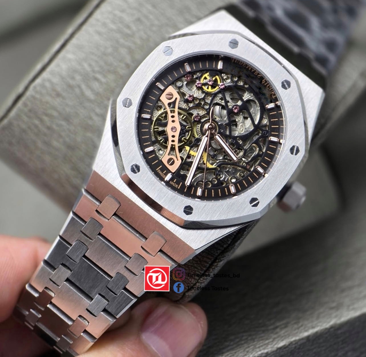 Audemars Piguet Royal Oak Skeleton – Silver Edition – Timeless Tastes