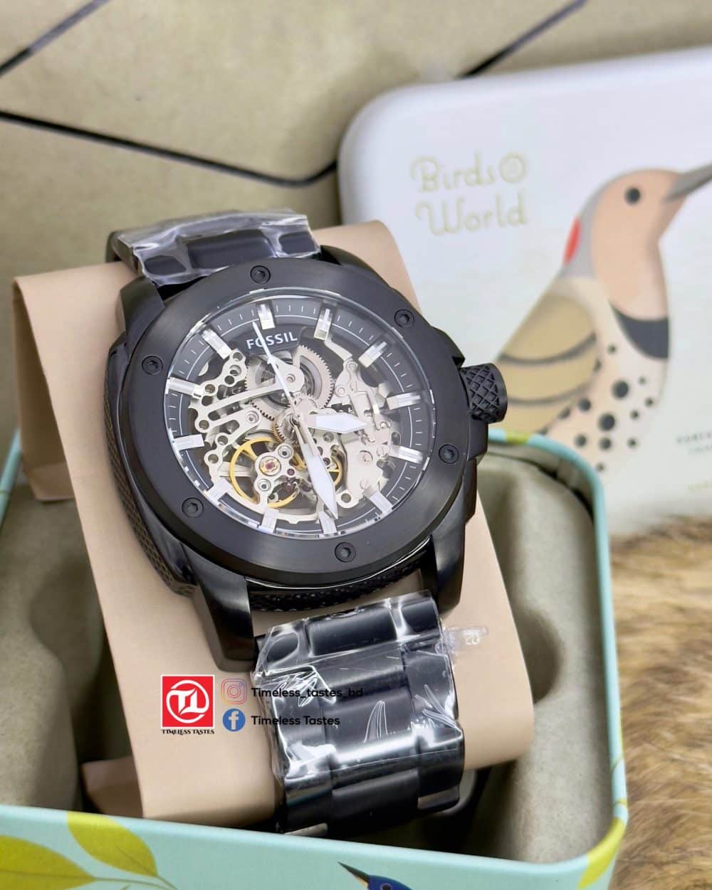 Fossil ME3080 Black Modern Machine Automatic Men’s Watch – Timeless Tastes