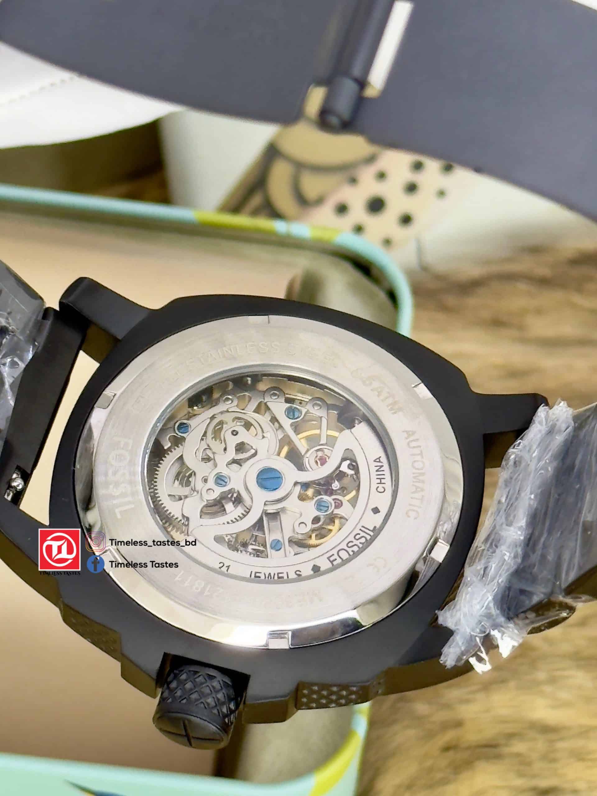 Fossil ME3080 Black Modern Machine Automatic Men’s Watch – Timeless Tastes