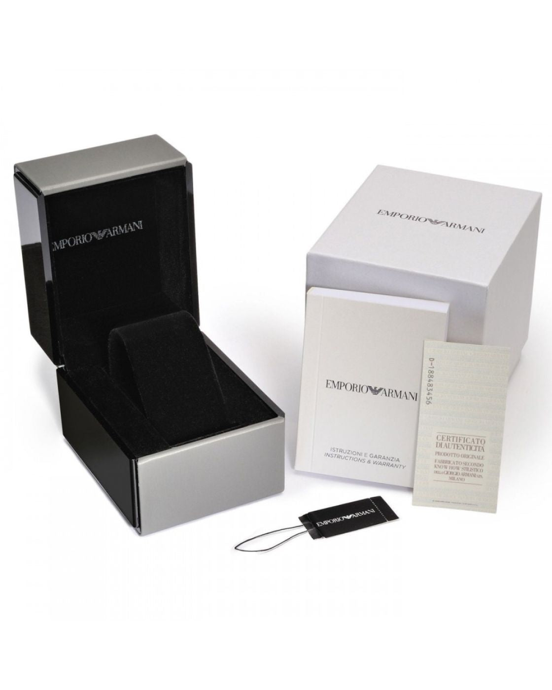 Emporio Armani Luigi Automatic Blue Dial Men’s Watch – AR60036 ...