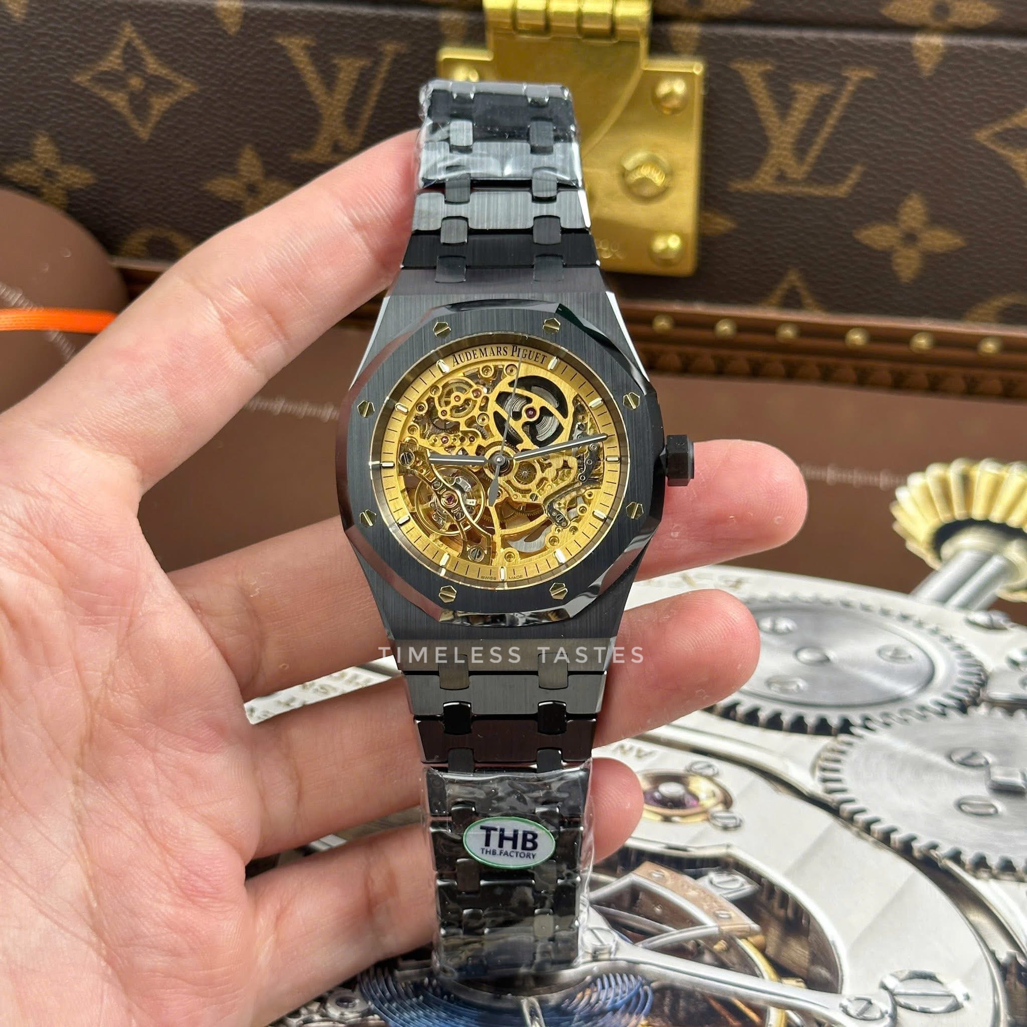 Audemars Piguet Royal Oak 15416 — Skeleton Dial | Golden Dial | Swiss 1 ...