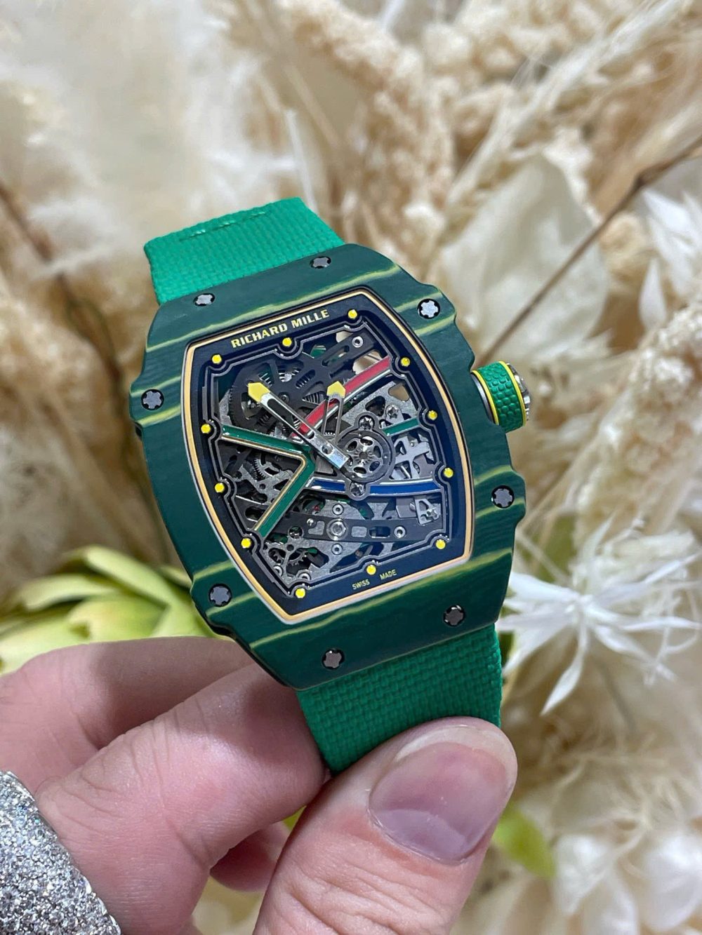Richard Mille RM67-02 Green Carbon Case Swiss 1:1 Grade Watch ...