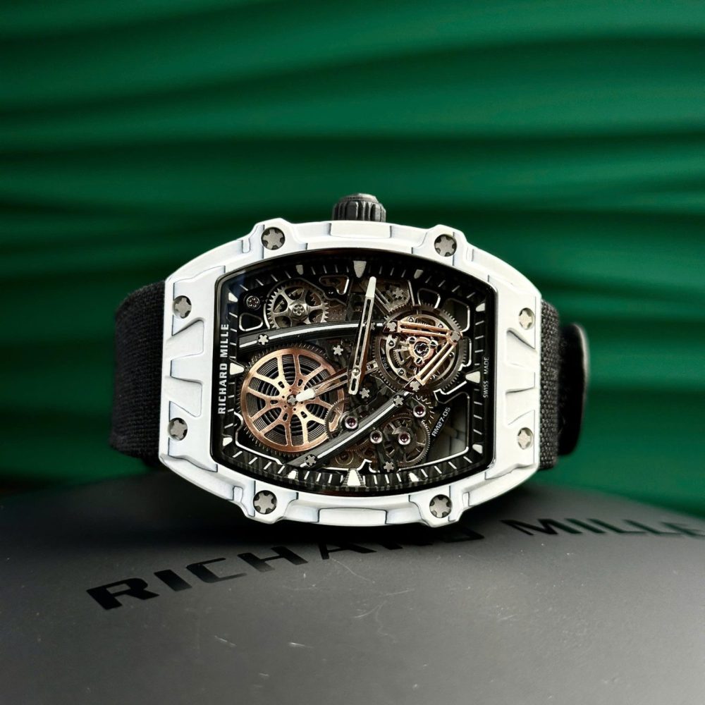 Richard Mille RM27-05 Rafael Nadal White Carbon Case Swiss 1:1 Grade ...