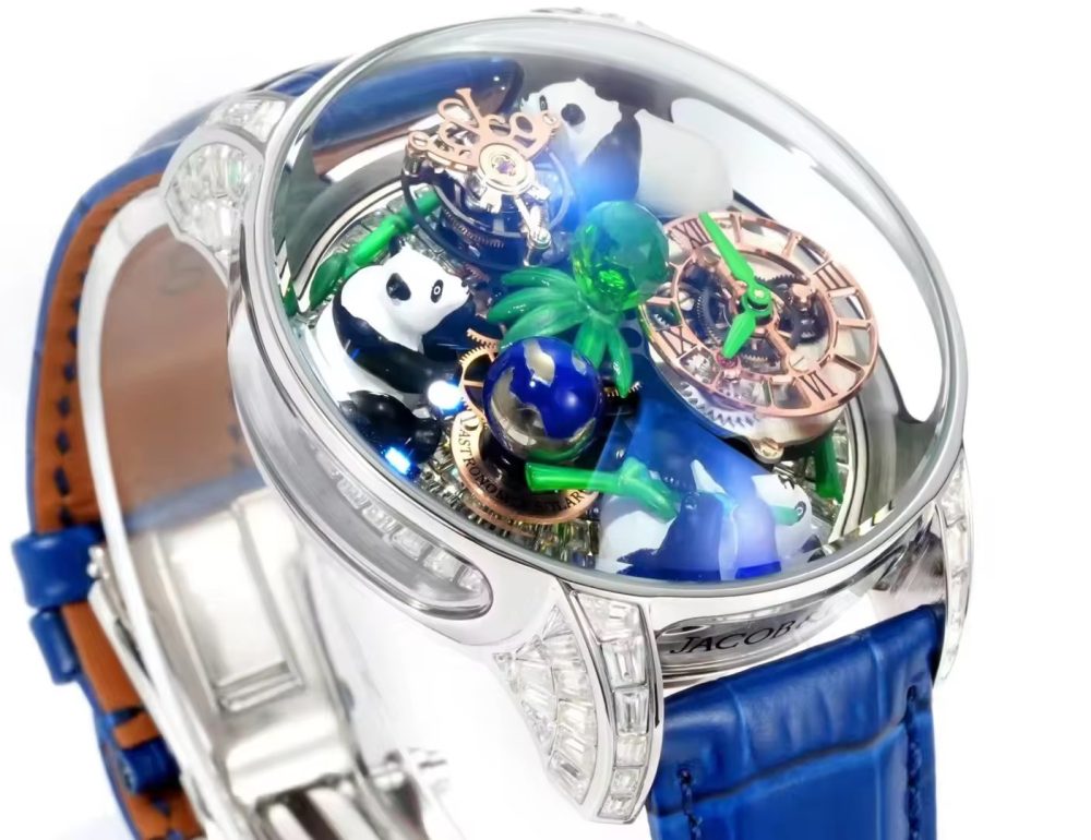 Jacob & Co. Astronomia Art Panda Baguette – Swiss 1:1 Grade Watch ...