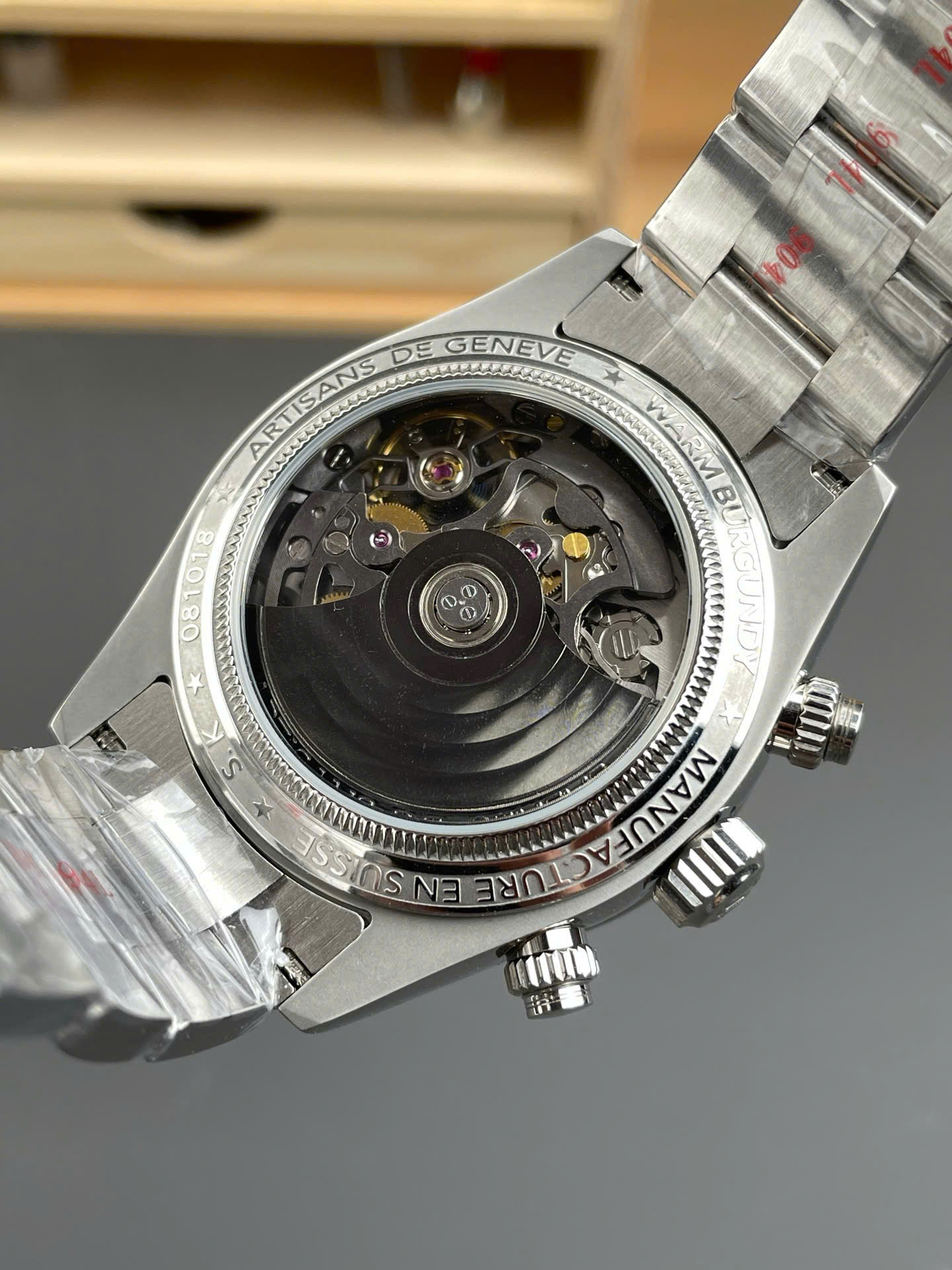 Rolex Daytona 116508 Warm Burgundy 40mm Swiss 1:1 Grade Luxury Watch ...