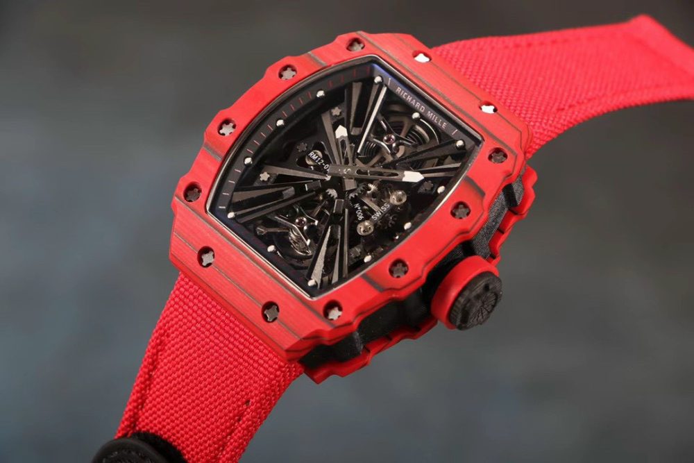 Richard Mille RM12-01 Tourbillon Carbon Red 40mm | Swiss 1:1 Grade ...